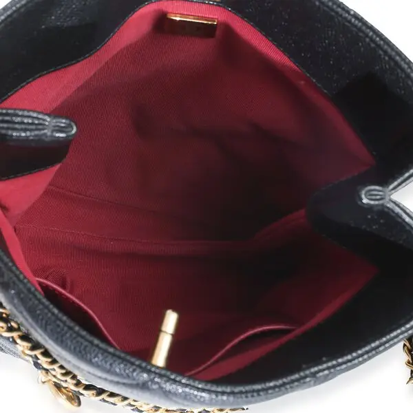 Chanel Quilted Caviar Never Ending Chain Tote