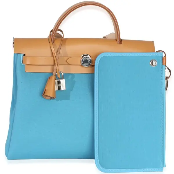 Hermès Herbag Zip 31 Pm - Blue