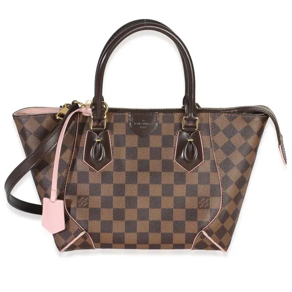 LOUIS VUITTON Damier Ebene Canvas Caissa Pm - Brown