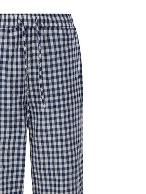 DUNST Checked Pajama Trousers