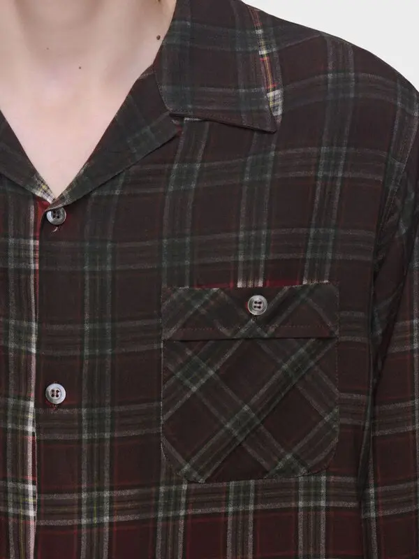MAISON MARGIELA Checked Shirt With A Faded Effect