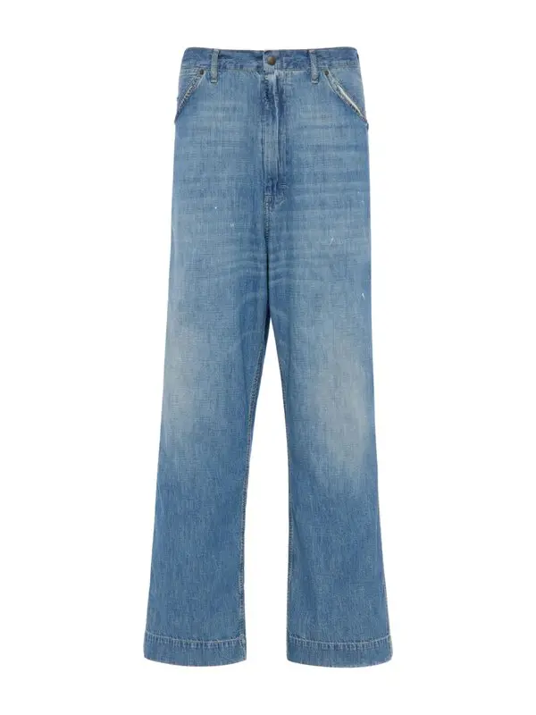 MAISON MARGIELA Denim Cotton Jeans - Blue