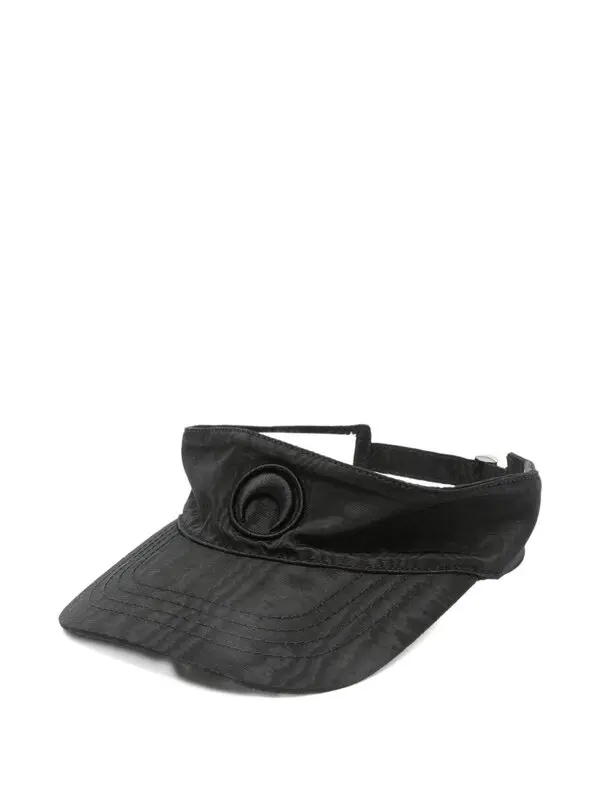 MARINE SERRE Moon Visor Cap - Black