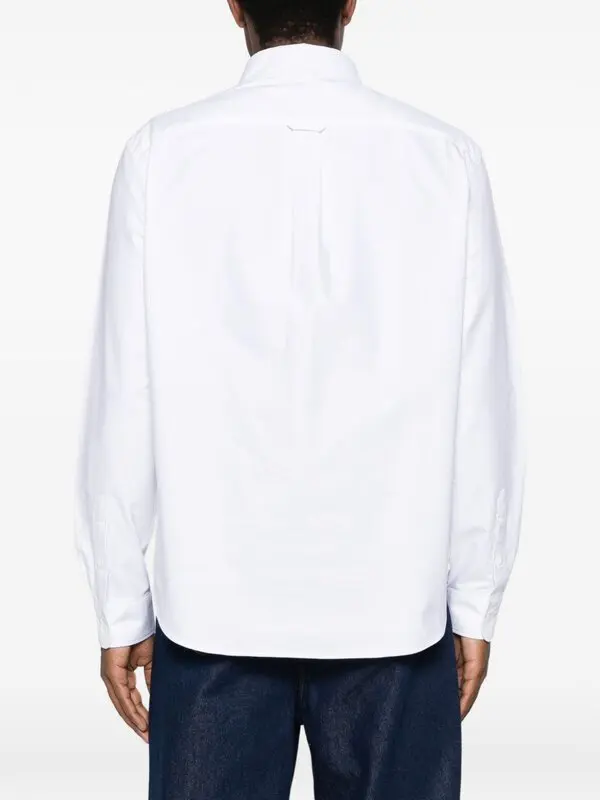 Maison Kitsuné Profile Fox Cotton Shirt - White