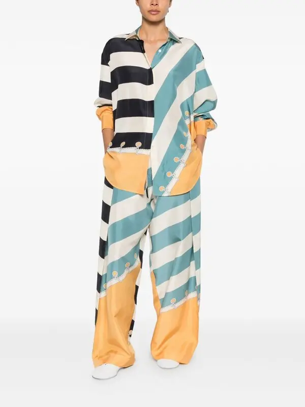 Loewe Striped Silk Shirt - Multi