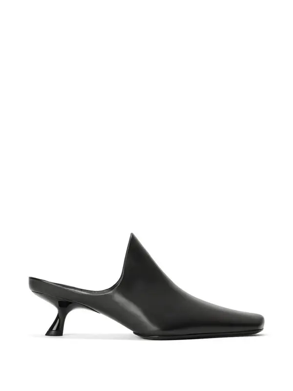 Loewe Emily Leather Mules - Black