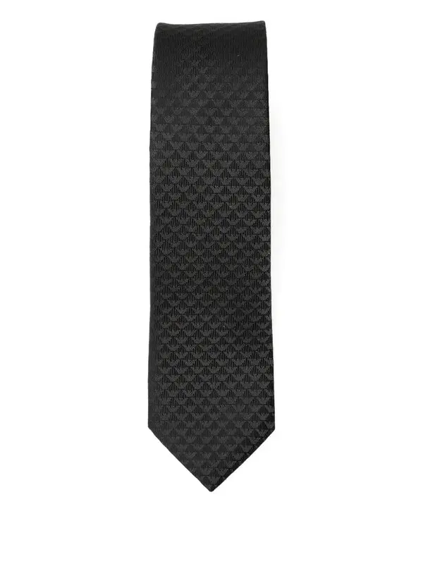 Emporio Armani Silk Tie - Black