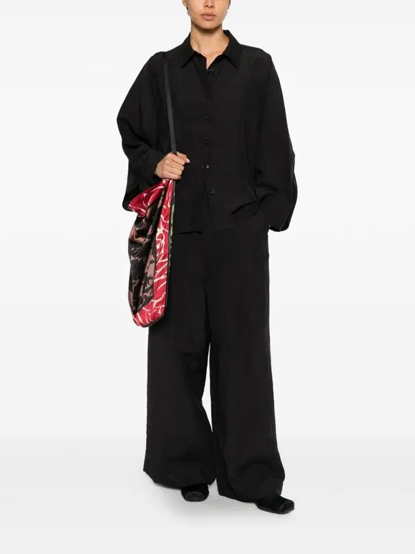 Soh Linen Blend Trousers - Black
