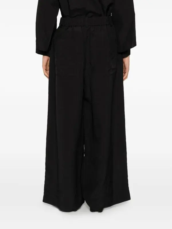 Soh Linen Blend Trousers - Black