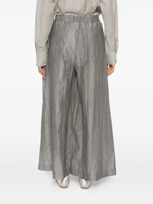 Soh Cotton Blend Trousers - Grey
