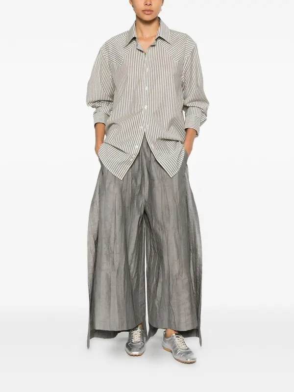 Soh Cotton Blend Trousers - Grey