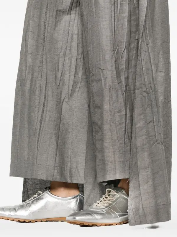 Soh Cotton Blend Trousers - Grey