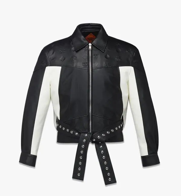 Mcm Jacket In Lambskin - Black