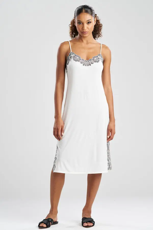 Natori Peony Enchant Slip Dress - Neutral