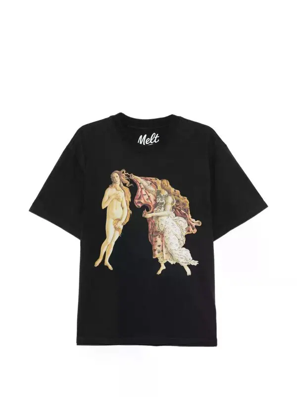 MELT Graphic-print Round Neck T-shirt