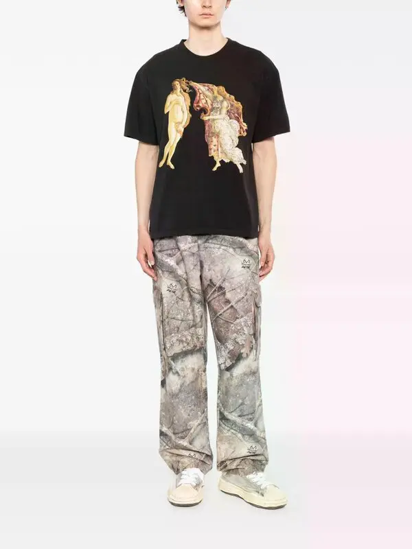 MELT Graphic-print Round Neck T-shirt