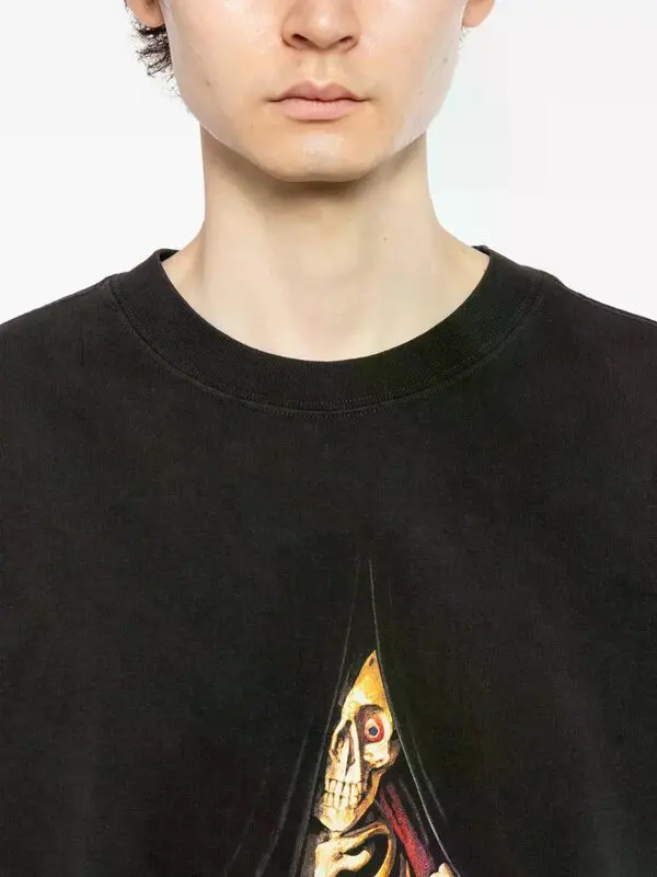 MELT Graphic-print Round Neck T-shirt