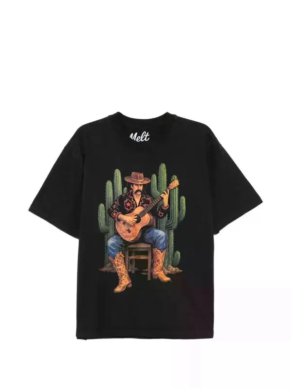 MELT Graphic-print Round Neck T-shirt