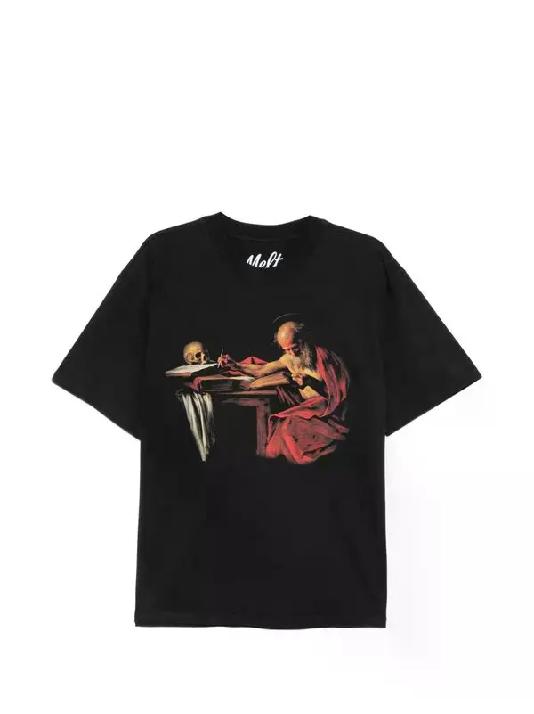 MELT Graphic-print Round Neck T-shirt