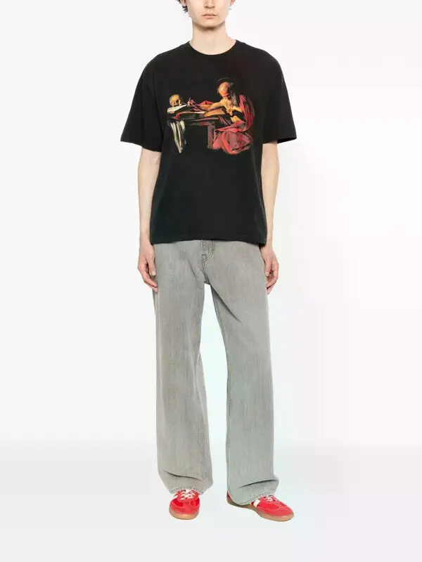 MELT Graphic-print Round Neck T-shirt