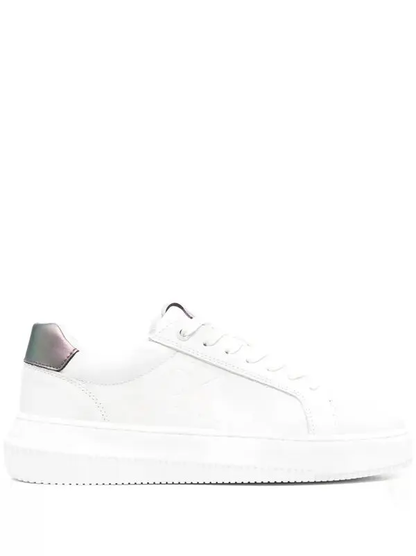 Calvin Klein Iridescent-effect Low-top Sneakers