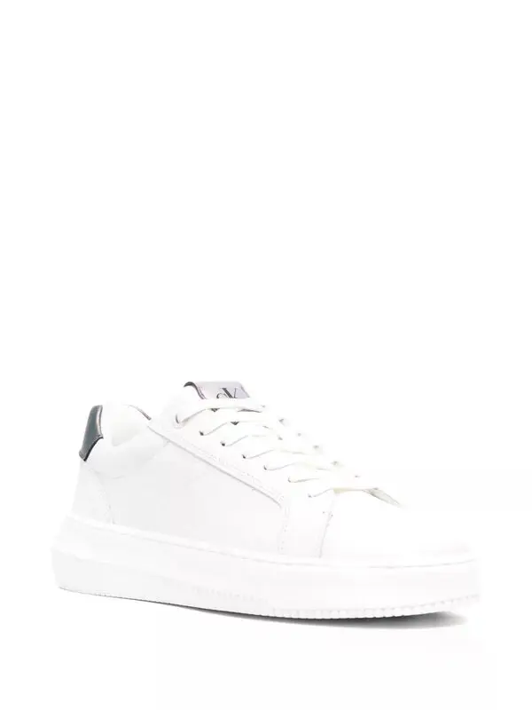 Calvin Klein Iridescent-effect Low-top Sneakers