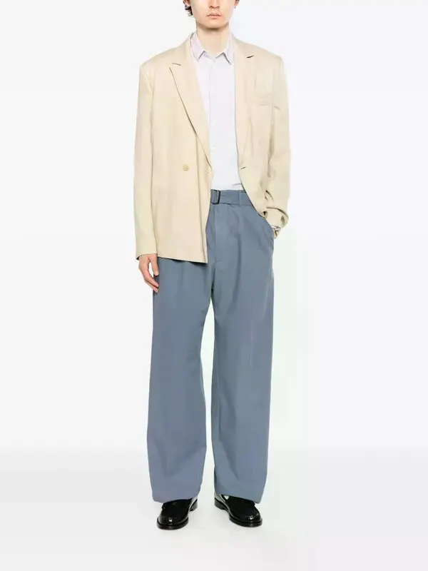 Tagliatore Belted Straight-leg Trousers