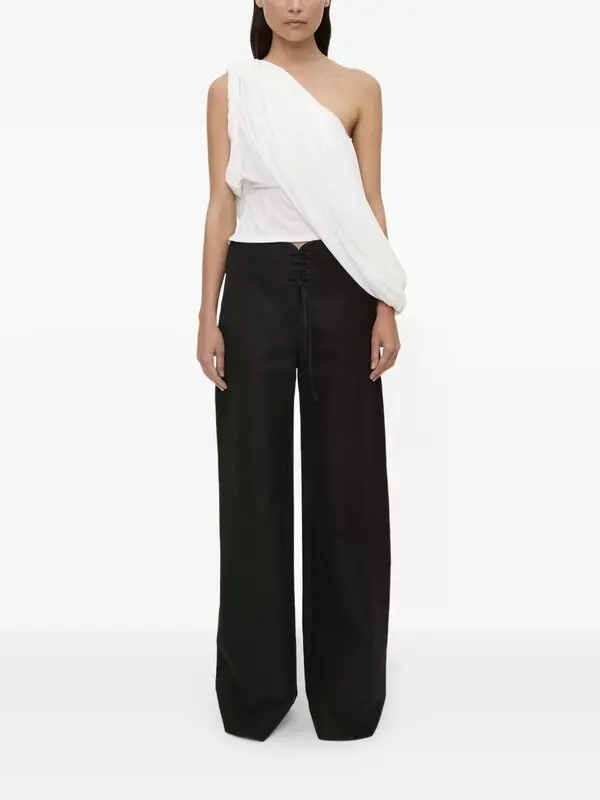 Christopher Esber Aiba Draped One-shoulder Top