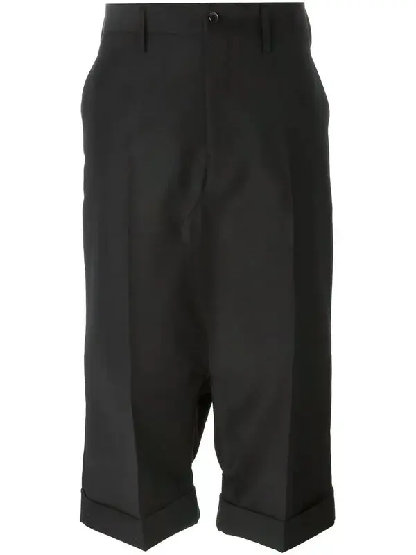 Junya Watanabe Tapered Cropped Trousers - Black