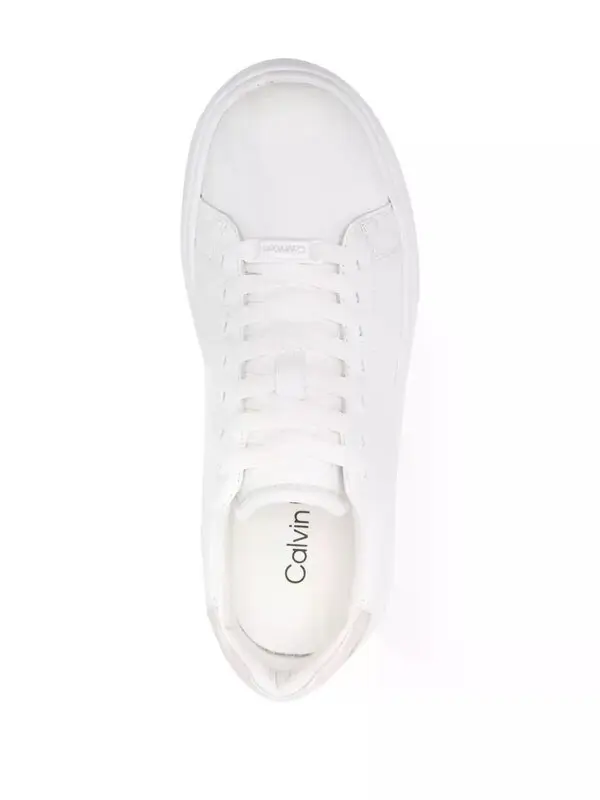 Calvin Klein Leather Cupsole Sneakers
