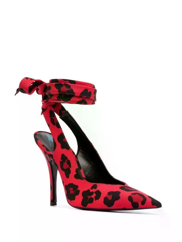 Attico Leopard-print Pumps