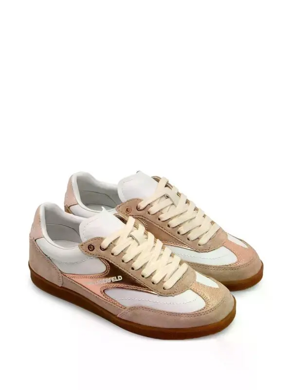 Karl Lagerfeld Kandidate Leather Sneakers - White