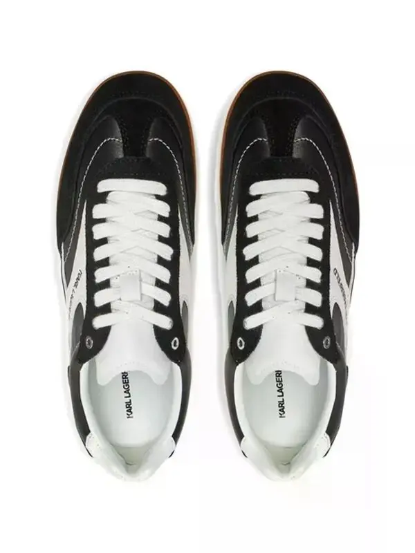 Karl Lagerfeld Kandidate Leather Sneakers - Black