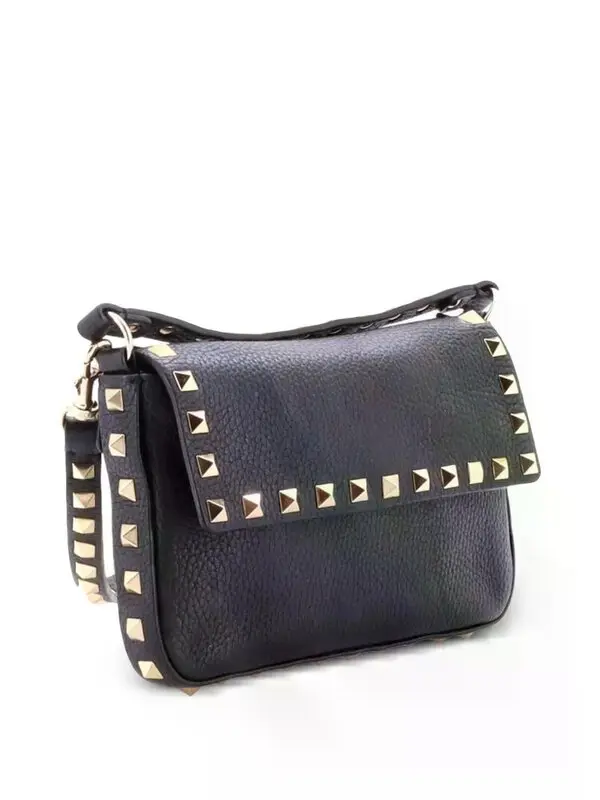 Valentino Garavani Rockstud Leather Mini Crossbody Bag - Black