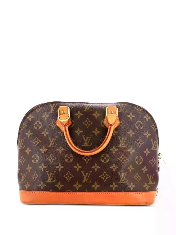 LOUIS VUITTON Vintage Alma Handbag Monogram Canvas - Brown