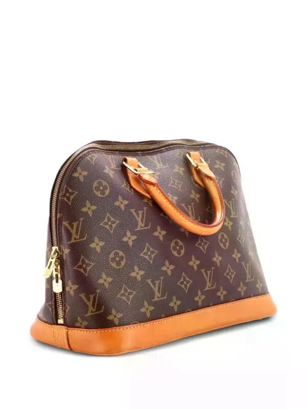 LOUIS VUITTON Vintage Alma Handbag Monogram Canvas - Brown