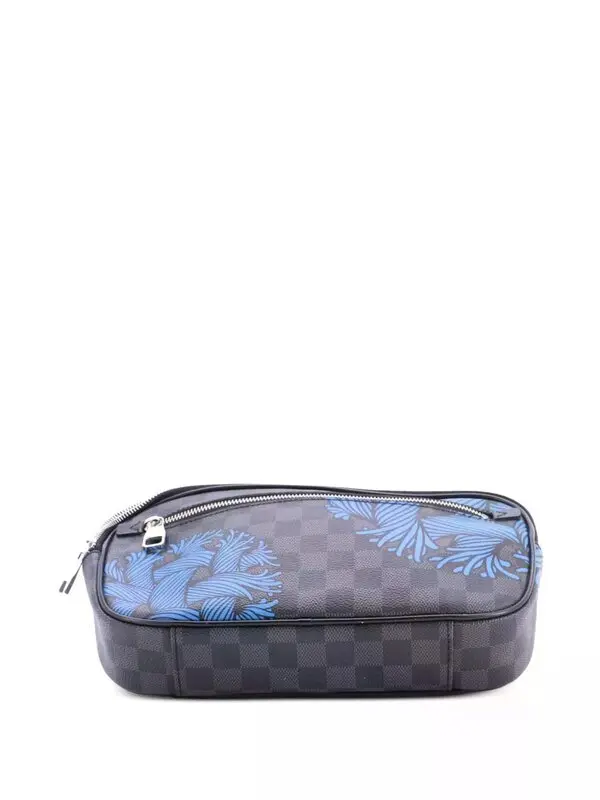LOUIS VUITTON Ambler Limited Edition Nemeth Damier Graphite Belt Bag - Black