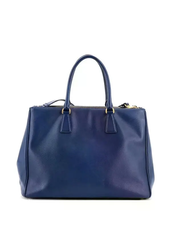 Prada Double Zip Lux Saffiano Leather Large Tote Bag