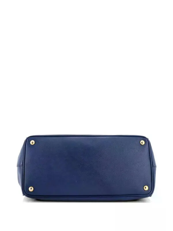 Prada Double Zip Lux Saffiano Leather Large Tote Bag