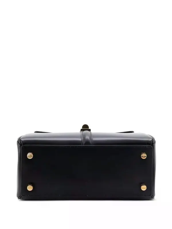 Celine 16 Small Satchel Top Handle Bag - Black