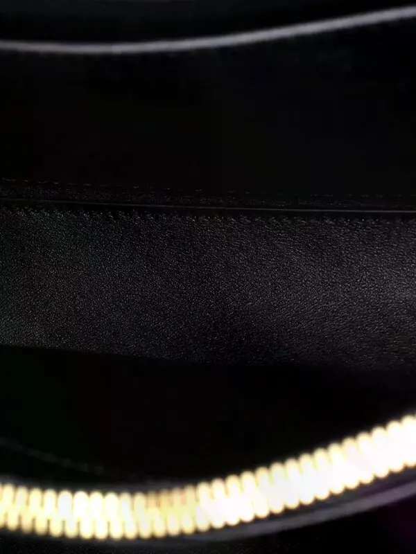 Celine 16 Small Satchel Top Handle Bag - Black