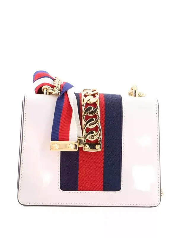 Gucci Sylvie Chain Mini Bag - White