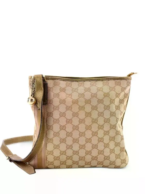 Gucci Jolicoeur Messenger Bag Gg Canvas - Neutrals