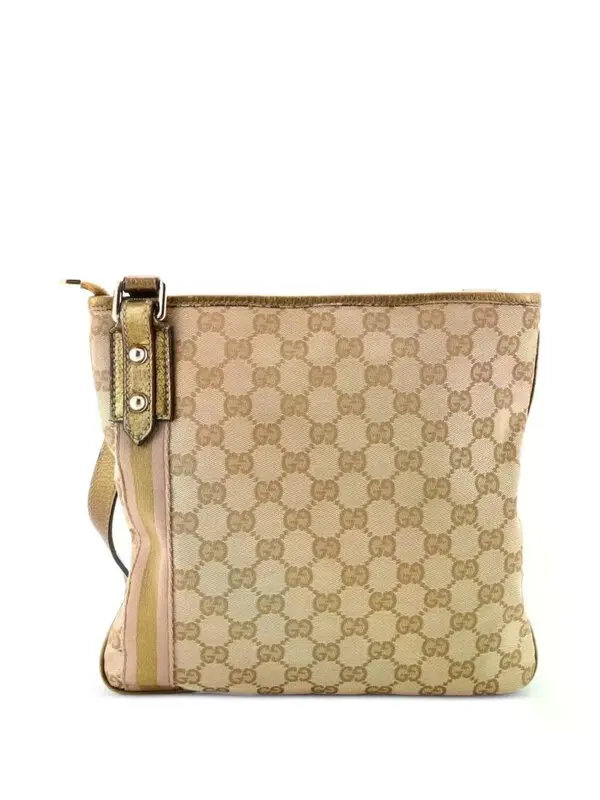 Gucci Jolicoeur Messenger Bag Gg Canvas - Neutrals