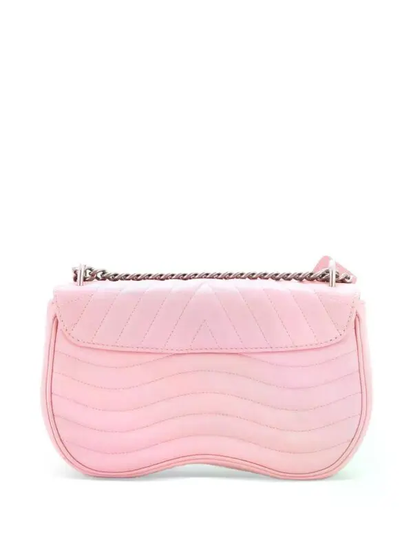 LOUIS VUITTON New Wave Chain Bag Quilted Leather Mm