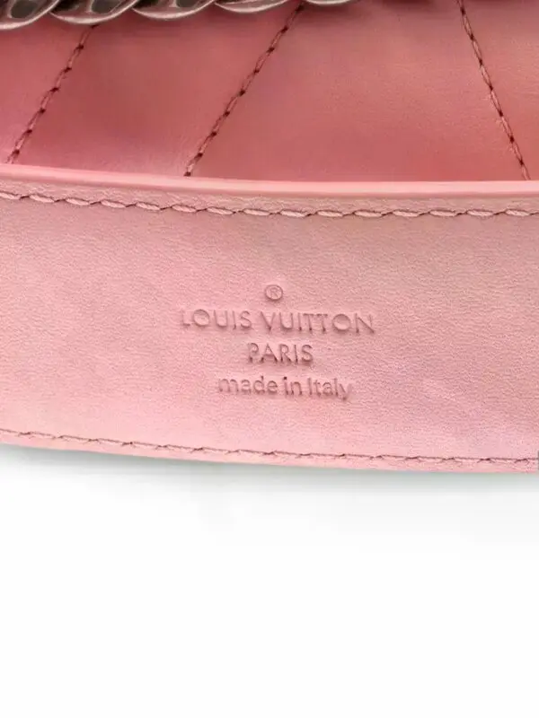 LOUIS VUITTON New Wave Chain Bag Quilted Leather Mm