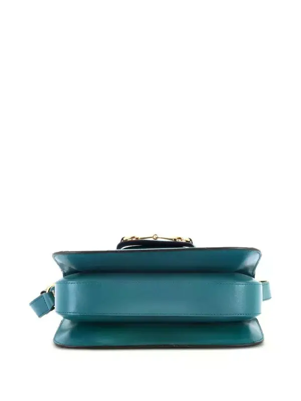 Gucci Horsebit 1955 Small Shoulder Bag - Blue