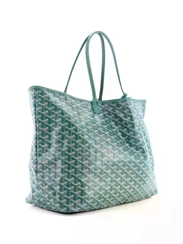 Goyard Saint Louis Coated Canvas Gm Tote Bag - Green