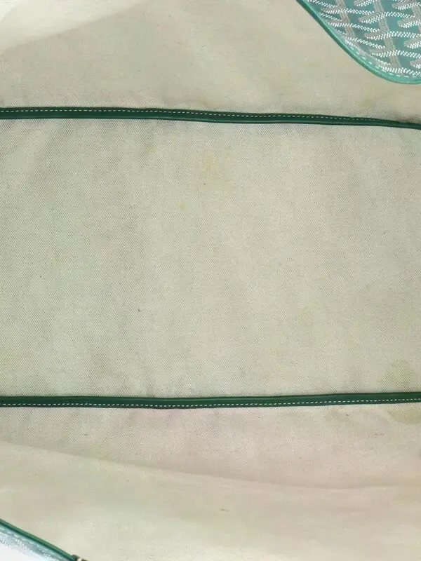 Goyard Saint Louis Coated Canvas Gm Tote Bag - Green