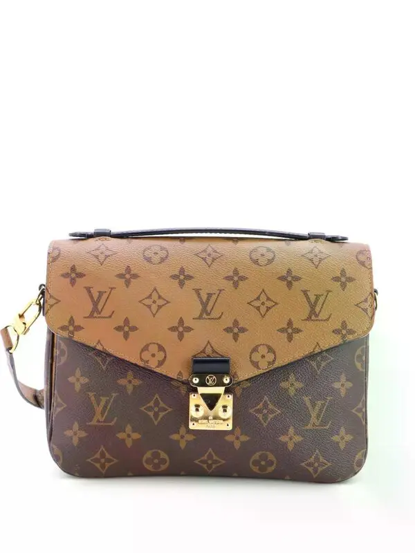 LOUIS VUITTON Pochette Metis Reverse Monogram Canvas - Brown